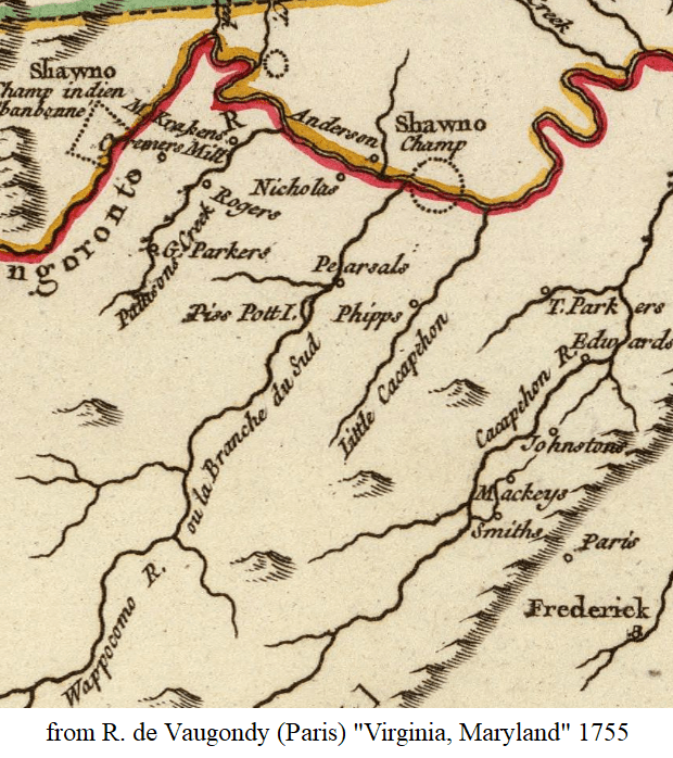 Some early maps of Hampshire County, W.V. | Michael J Douma